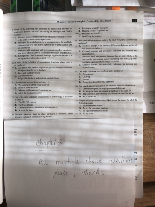 Solved LOW US& Epated demior LA COMMITS FRAUD AND WiY THE | Chegg.com