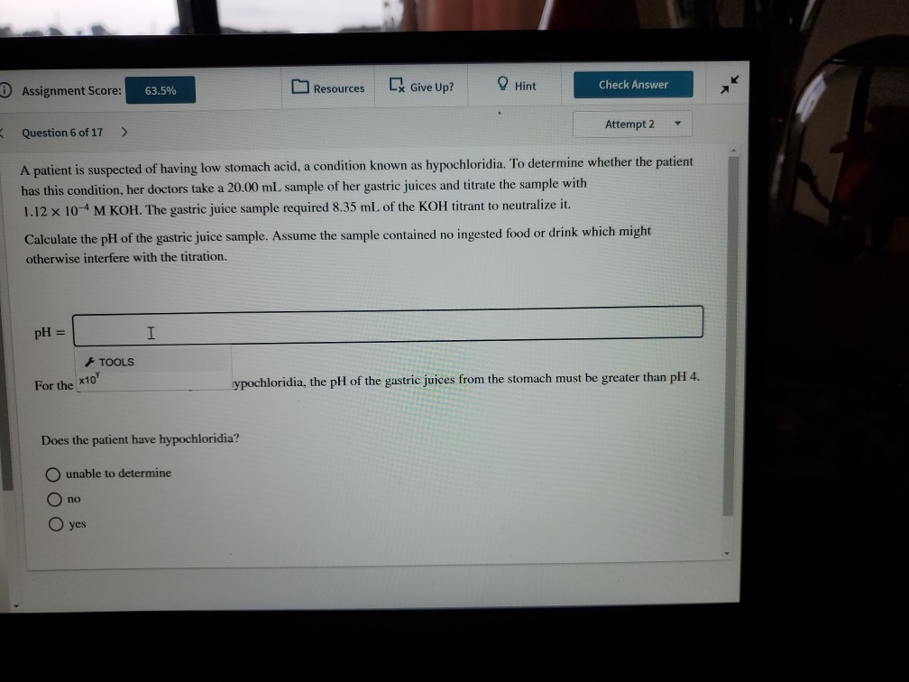 Solved Assignment Score: 63.5% Resources [ Give Up? Hint | Chegg.com
