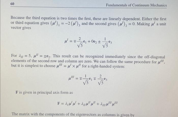 Solved 7.1 Example Determine the principal values and | Chegg.com