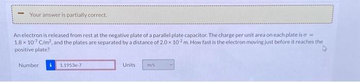 Solved An electron is released from rest at the negative | Chegg.com