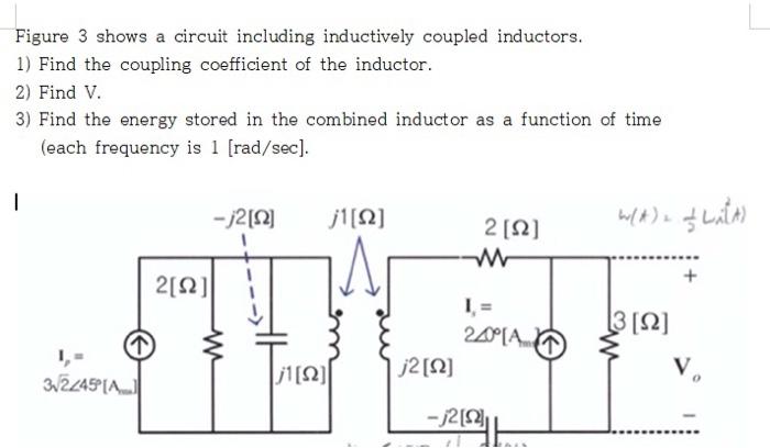Solved Figure 3 shows a circuit including inductively | Chegg.com