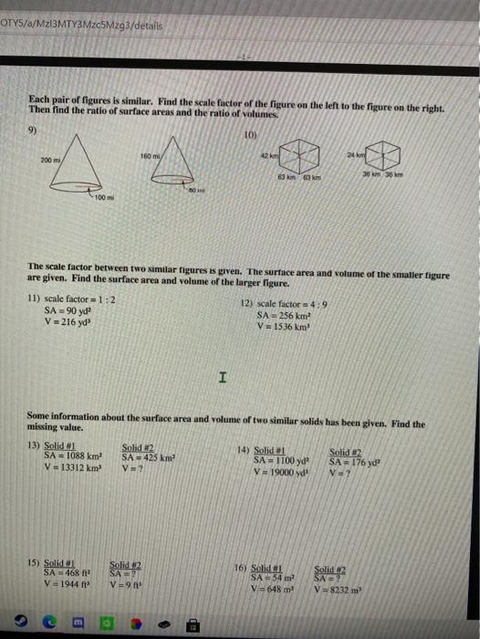 Solved OTYS/a/MzI3MTY3Mzc5M293/details Each pair of figures | Chegg.com