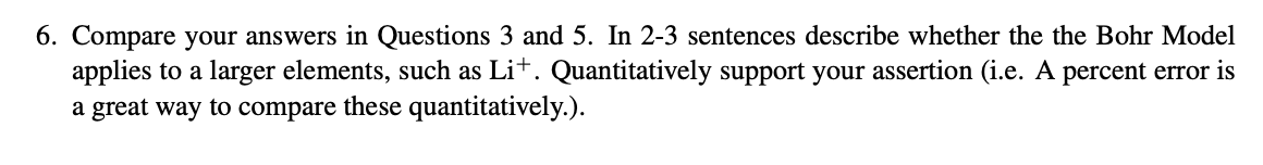 Solved Compare your answers in Questions 3 ﻿and 5. ﻿In 2-3 | Chegg.com