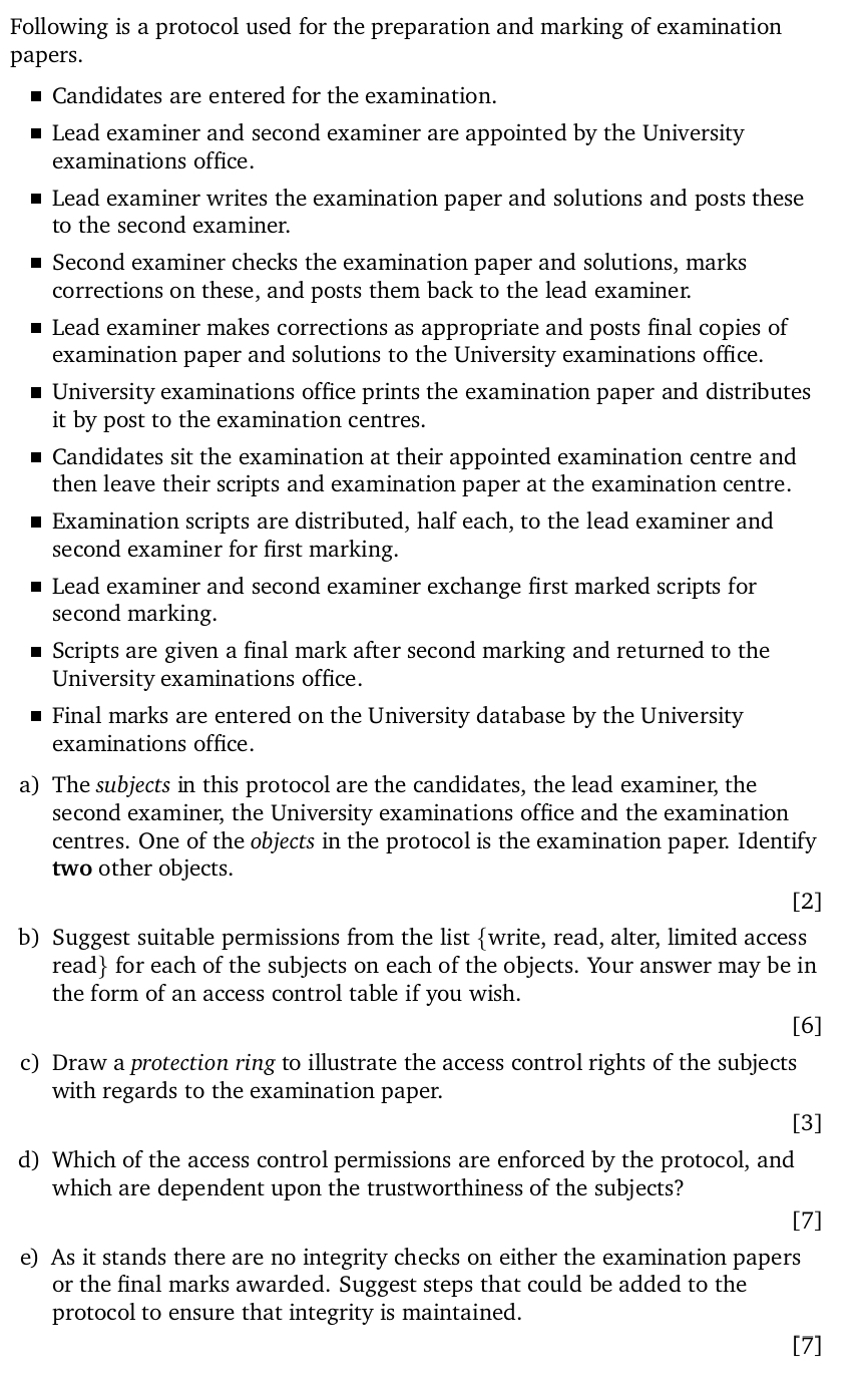 Solved Following is a protocol used for the preparation and | Chegg.com