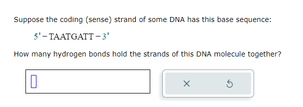 Solved Suppose the coding (sense) ﻿strand of some DNA has | Chegg.com