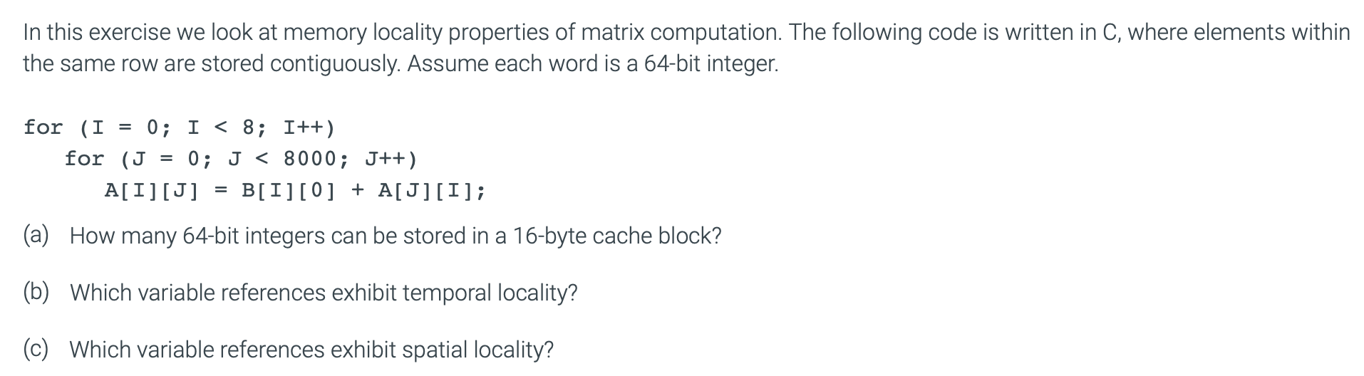 Solved Assume Memory Is Byte Addressable Words Are 64