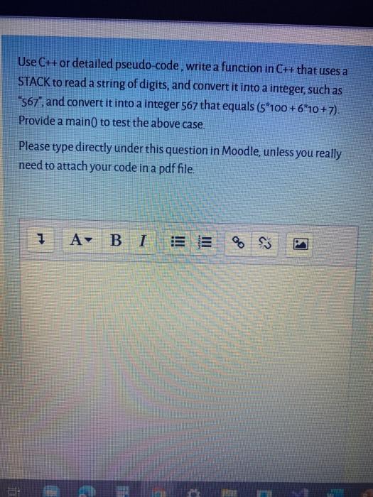 Solved Use C++ or detailed pseudo-code , write a function in | Chegg.com