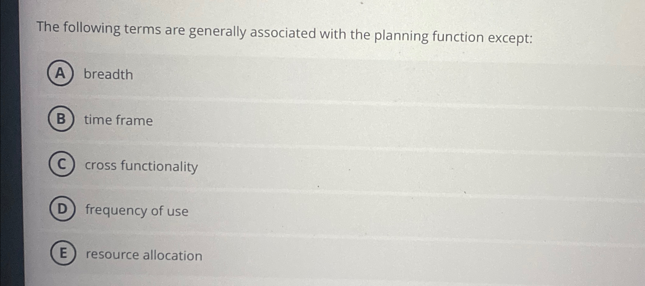 Solved Which of the following terms are generally associated | Chegg.com