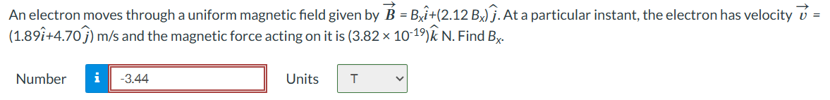 Solved An electron moves through a uniform magnetic field | Chegg.com
