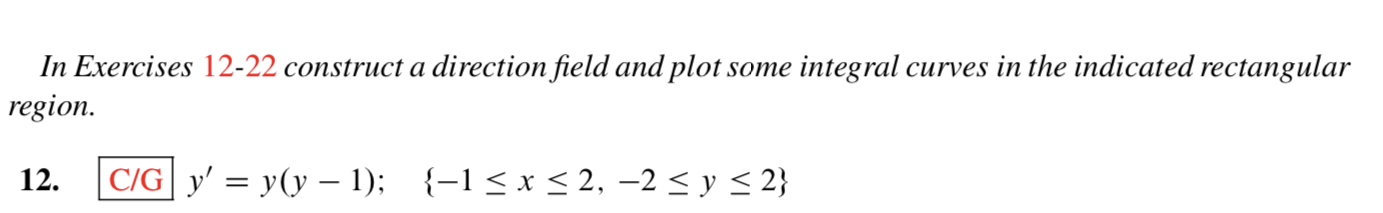 Solved In Exercises 12-22 ﻿construct a direction field and | Chegg.com