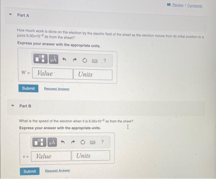 Solved An electron is released from rest at a distance of | Chegg.com