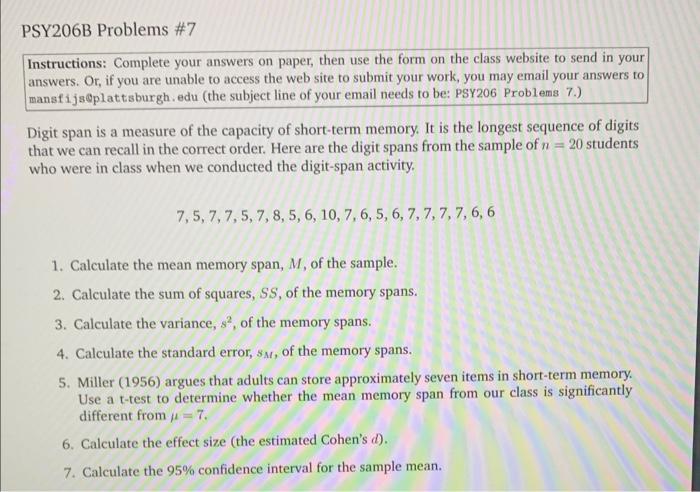 Solved Instructions: Complete your answers on paper, then | Chegg.com