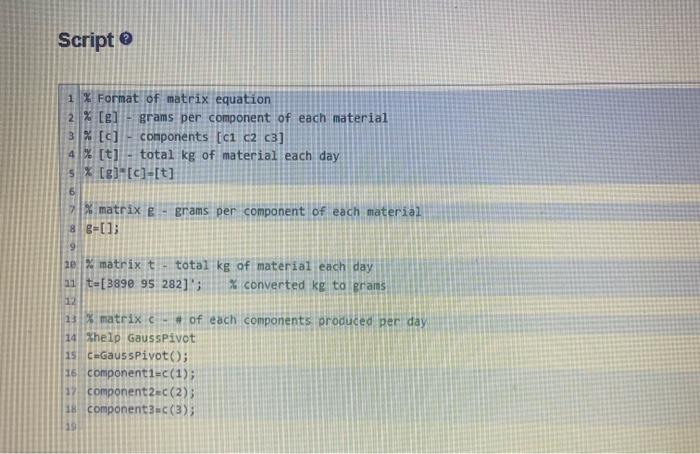 Solved Solve the System of Linear Equations - Gauss Pivot | Chegg.com
