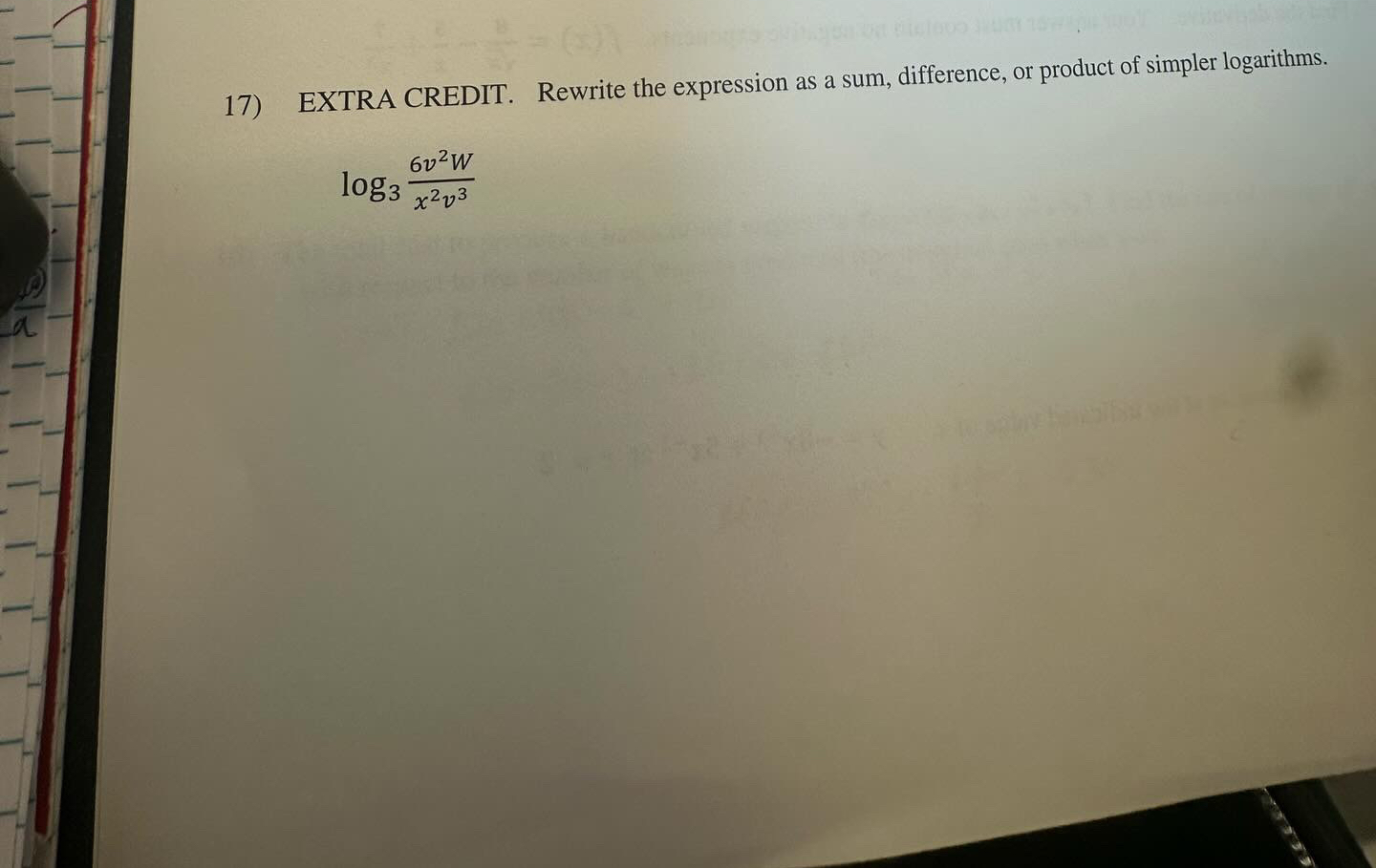 Solved EXTRA CREDIT. Rewrite the expression as a sum, | Chegg.com