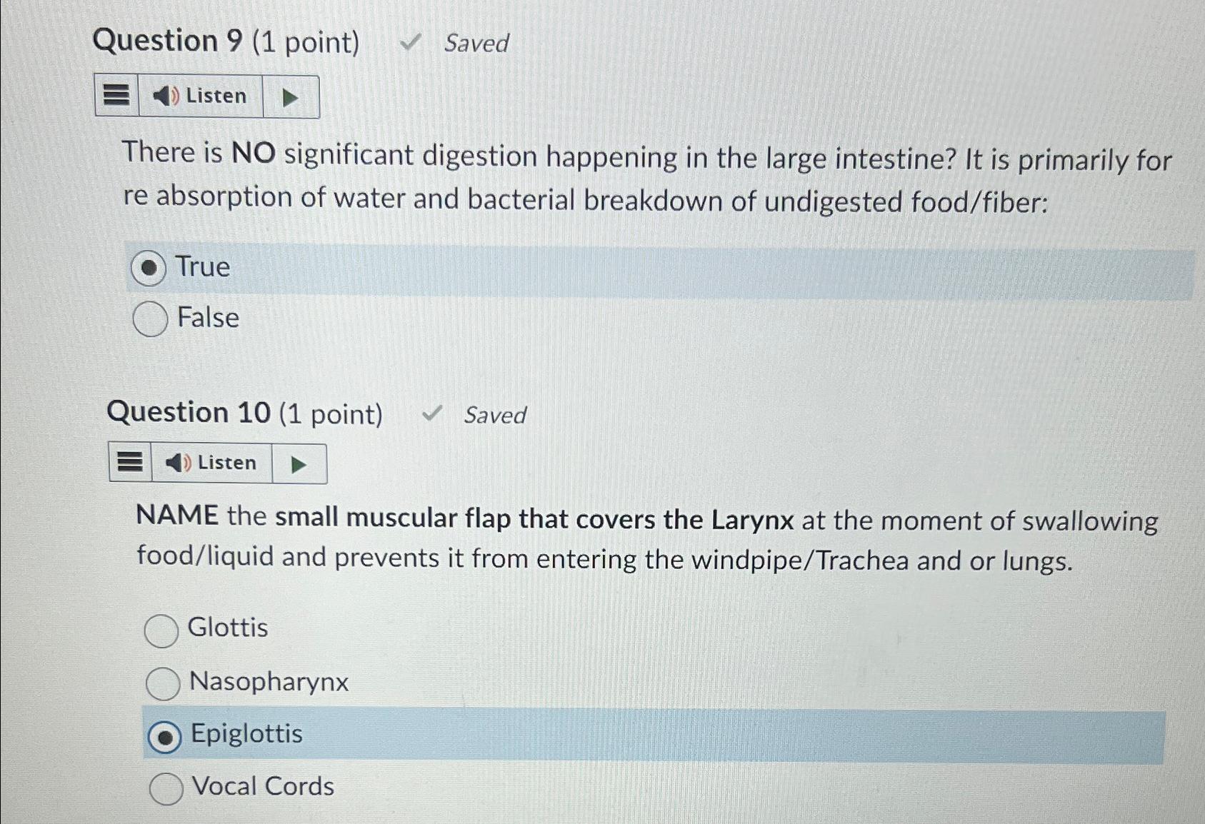 Solved Question 9 (1 ﻿point)SavedThere is NO significant | Chegg.com