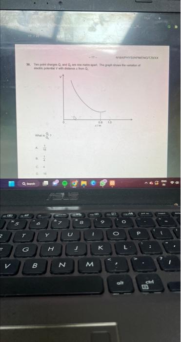 Solved 30. Two point charges Q1 and Q2 are one metre apart. | Chegg.com Solved 30. Two point charges Q1 and Q2 are one metre apart. | Chegg.com
