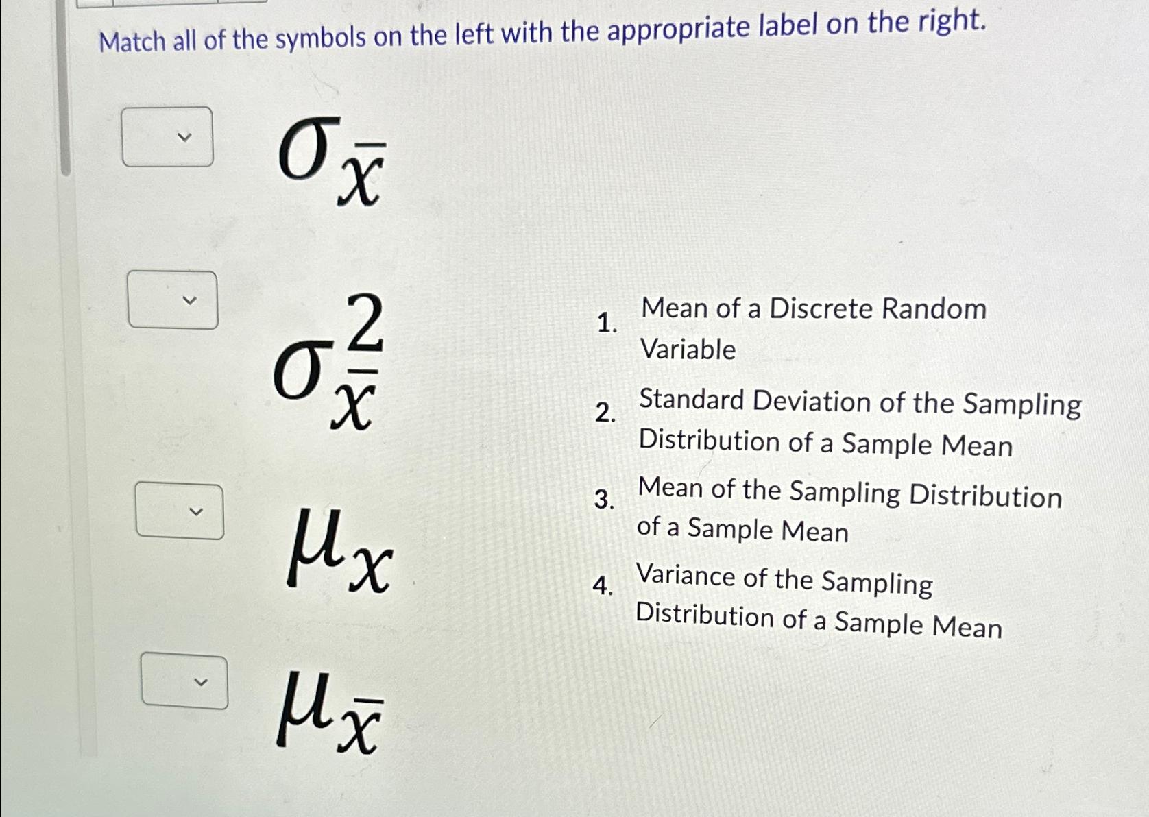Solved Match all of the symbols on the left with the | Chegg.com