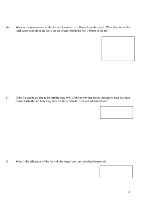 Solved Analyzing a Fin Consider an infinitely long fin with | Chegg.com