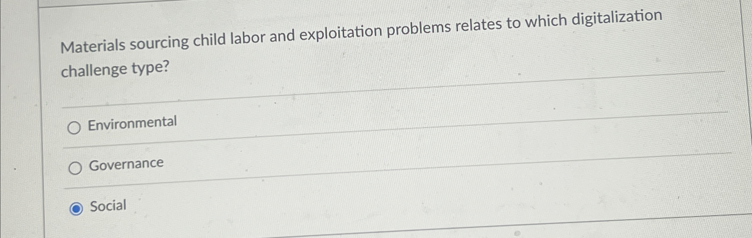 Solved Materials sourcing child labor and exploitation | Chegg.com
