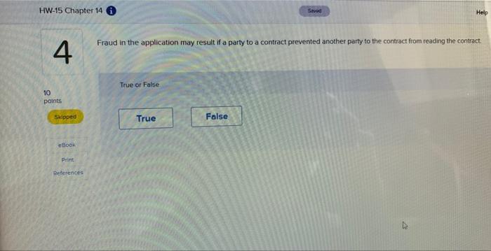 A mutual mistake is not grounds for rescission. True | Chegg.com