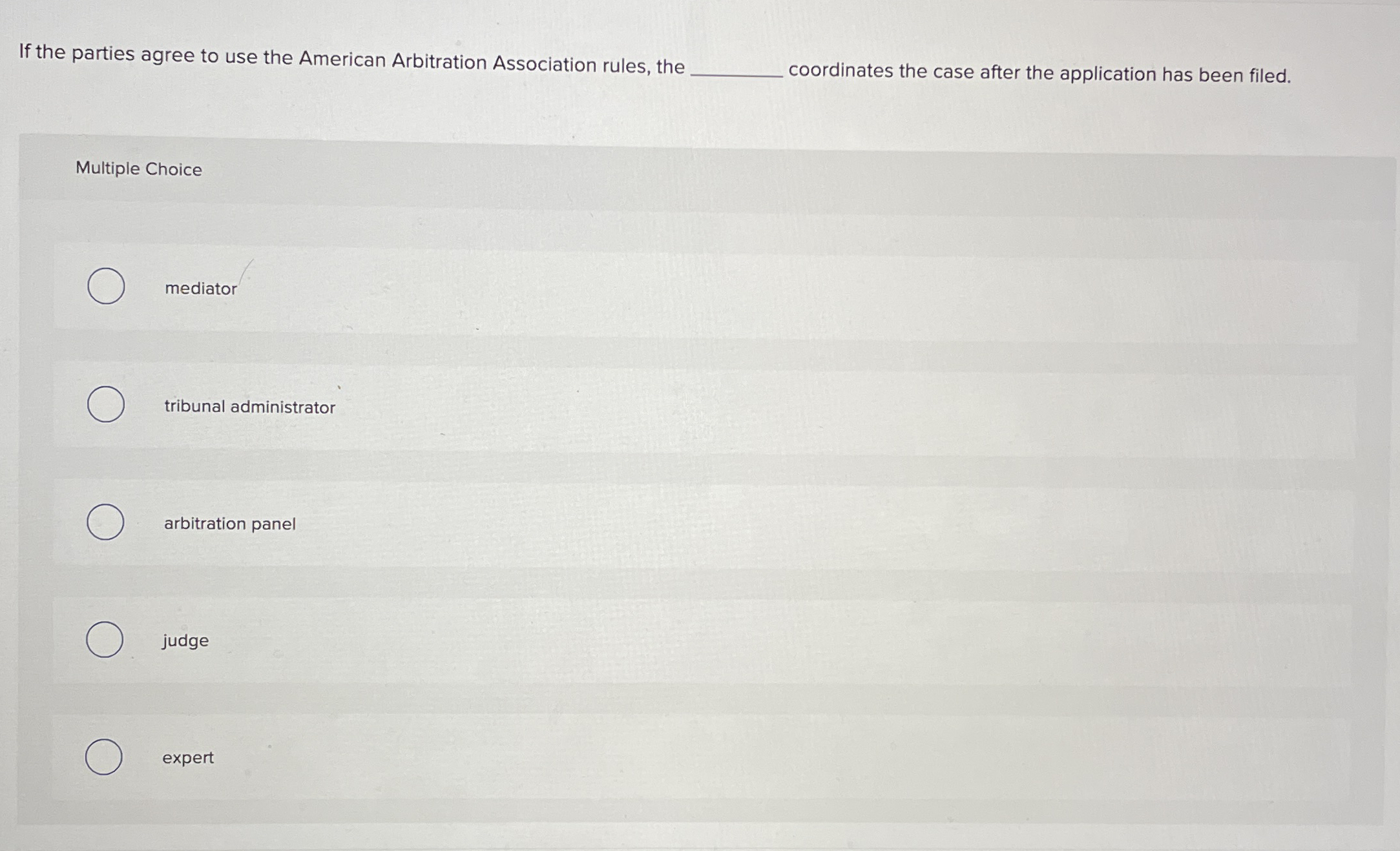 Solved If the parties agree to use the American Arbitration | Chegg.com