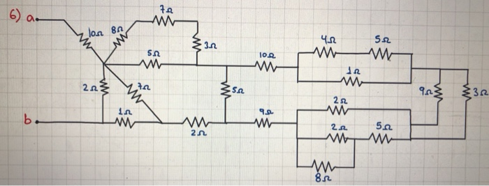 Solved If there is a 20V Voltage source between a and b, | Chegg.com