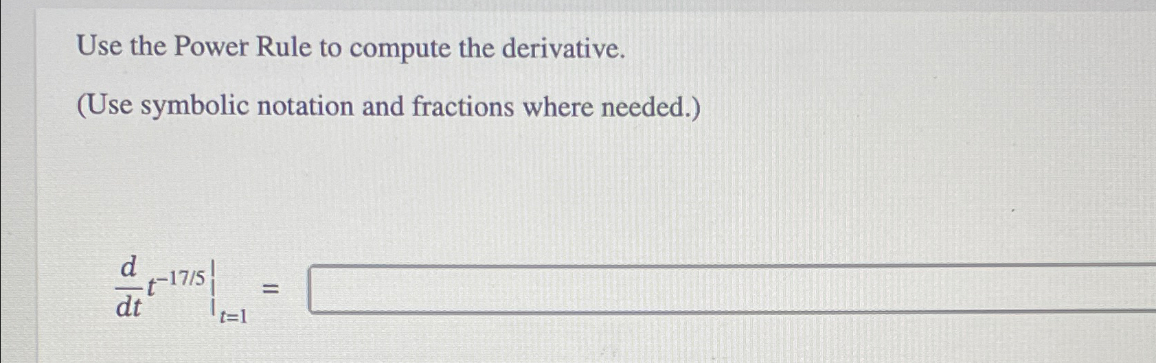 Solved Use the Power Rule to compute the derivative.(Use | Chegg.com