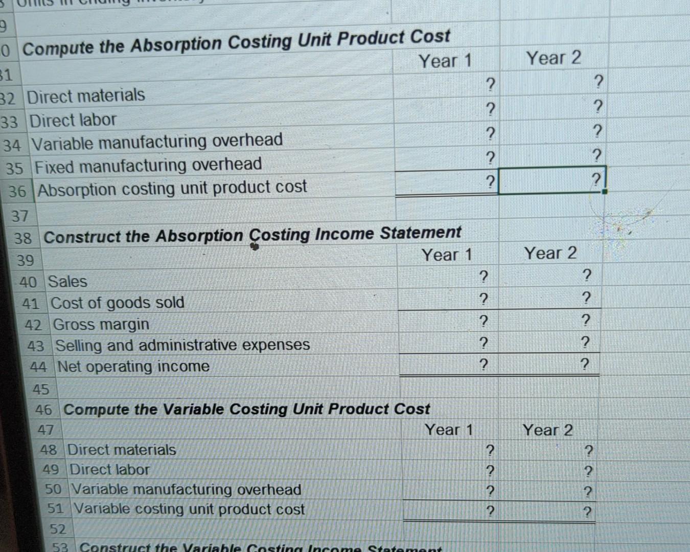 Solved Chapter 4: Applying Excel Data Selling price per unit | Chegg.com