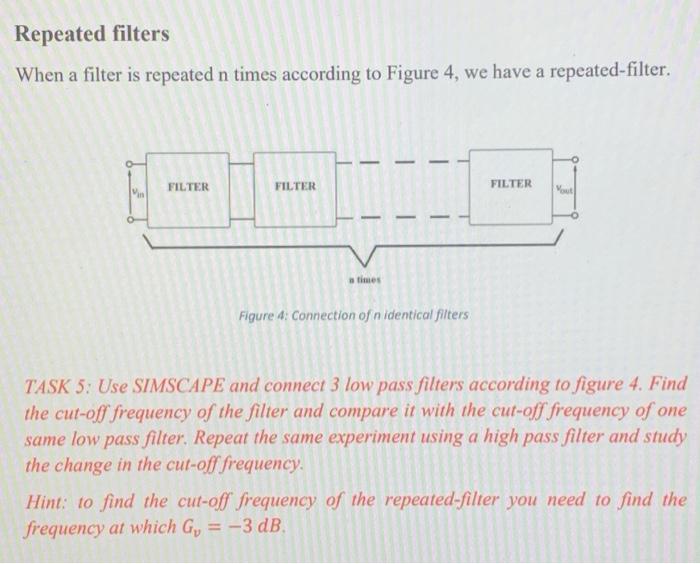 Solved Repeated filters When a filter is repeated n times | Chegg.com