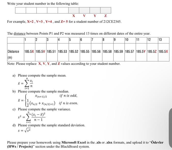 Solved Write your student number in the following table: For | Chegg.com
