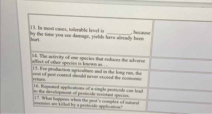 Solved 9. The first pesticides used for pest control | Chegg.com