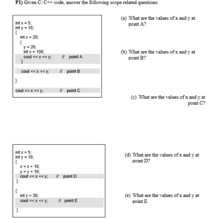 Solved (a) What are the values of x and y at point A ? (b) | Chegg.com