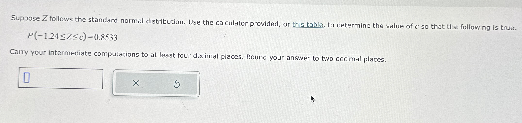 Solved Suppose Z ﻿follows the standard normal distribution. | Chegg.com