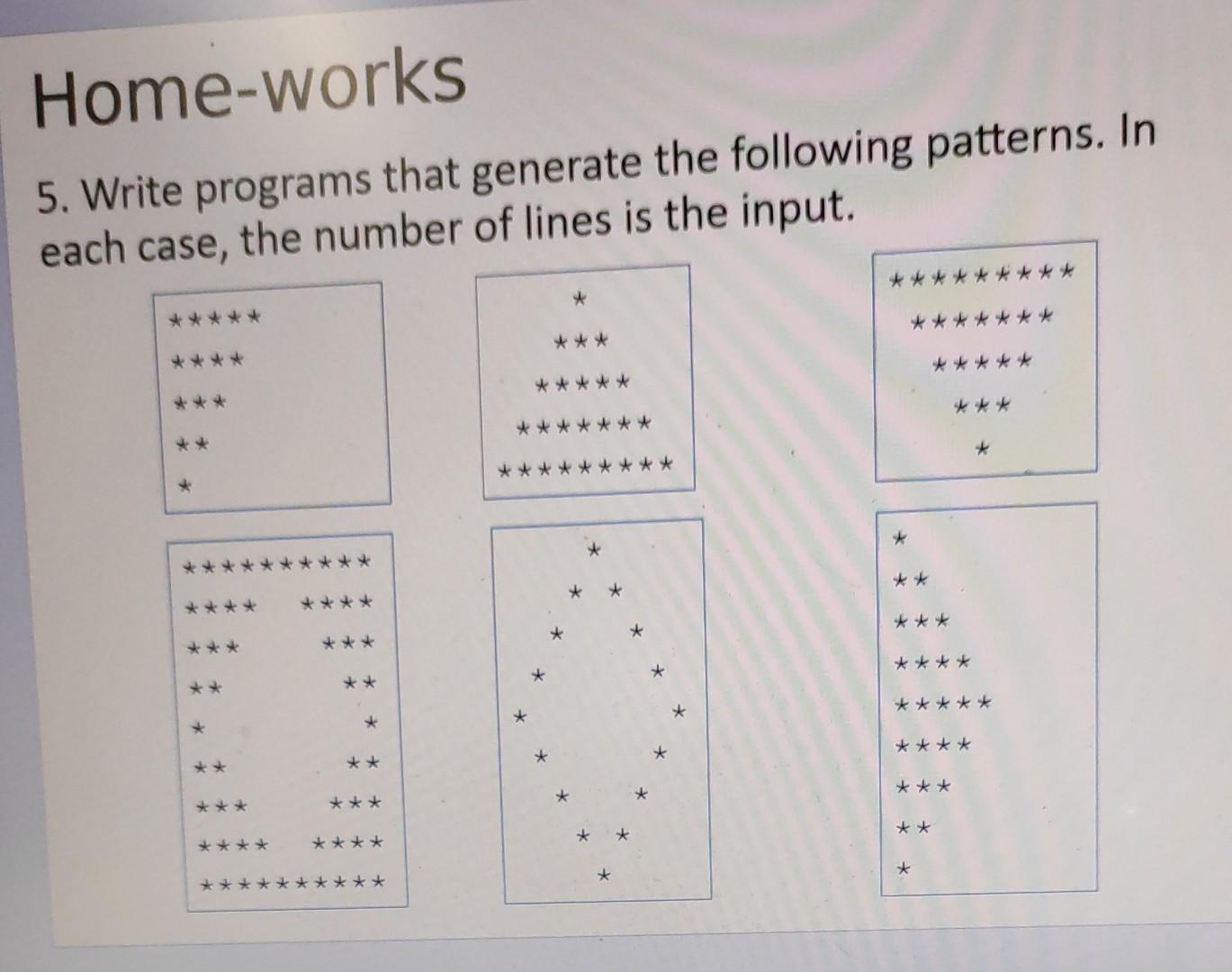 Solved use Nested loop to solve please I gave vote please | Chegg.com