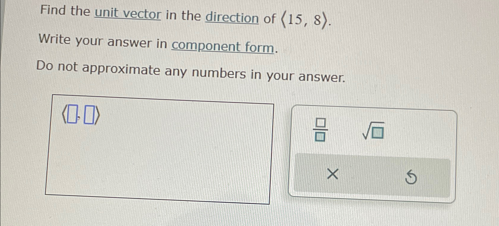 Solved Find the unit vector in the direction of | Chegg.com