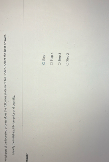Solved Which part of the four-step process does the | Chegg.com