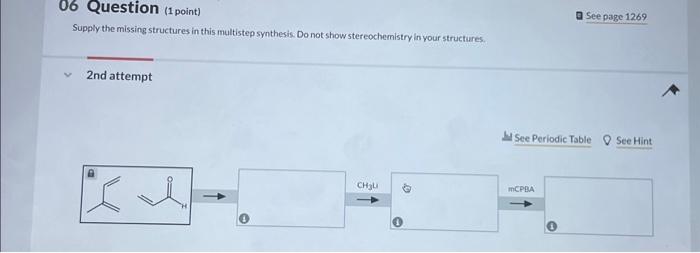 Solved Supply the missing structures in this multistep | Chegg.com