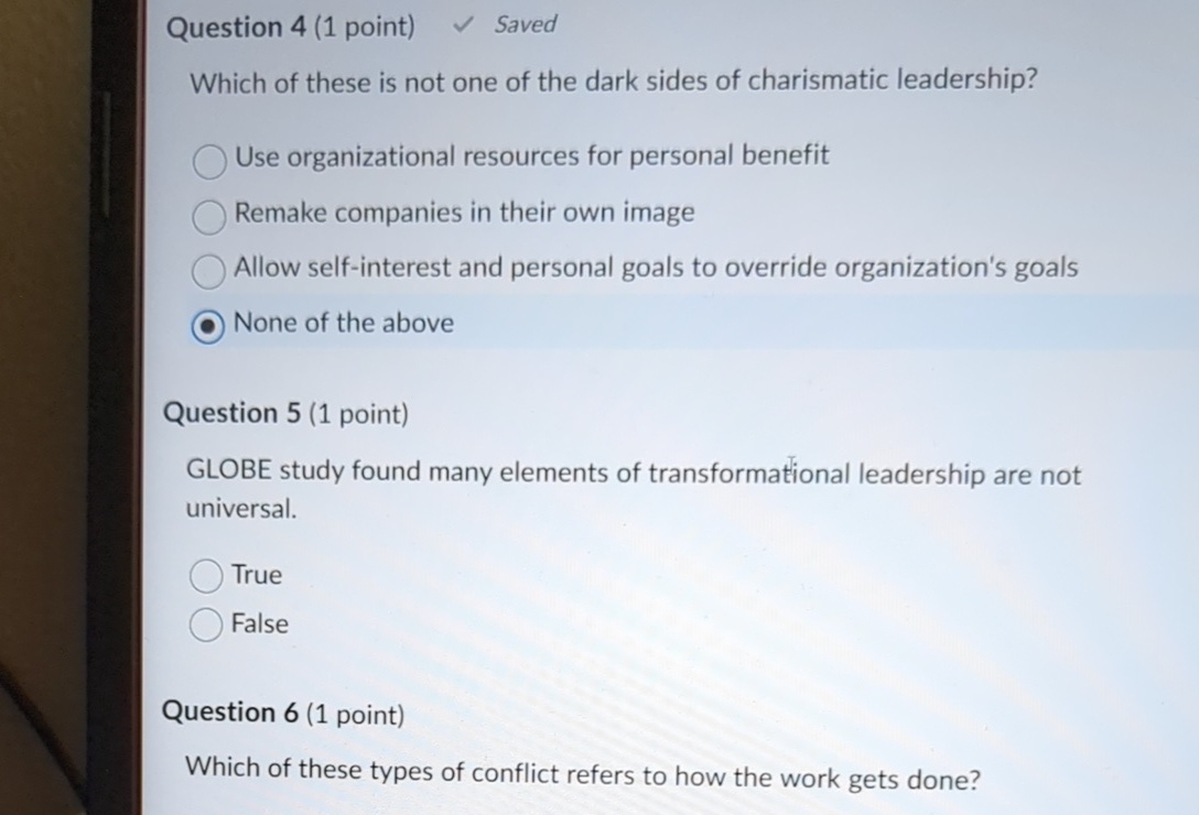 Solved Question 4 (1 ﻿point) ﻿SavedWhich of these is not | Chegg.com