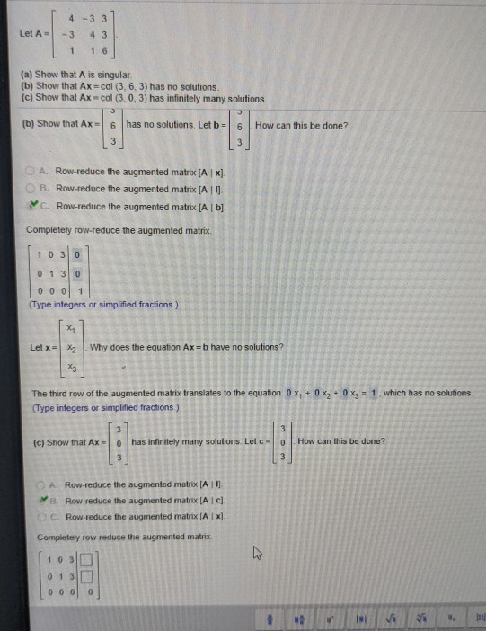 Solved what values go in the Matrix blanks??? DIFFERENTIAL | Chegg.com
