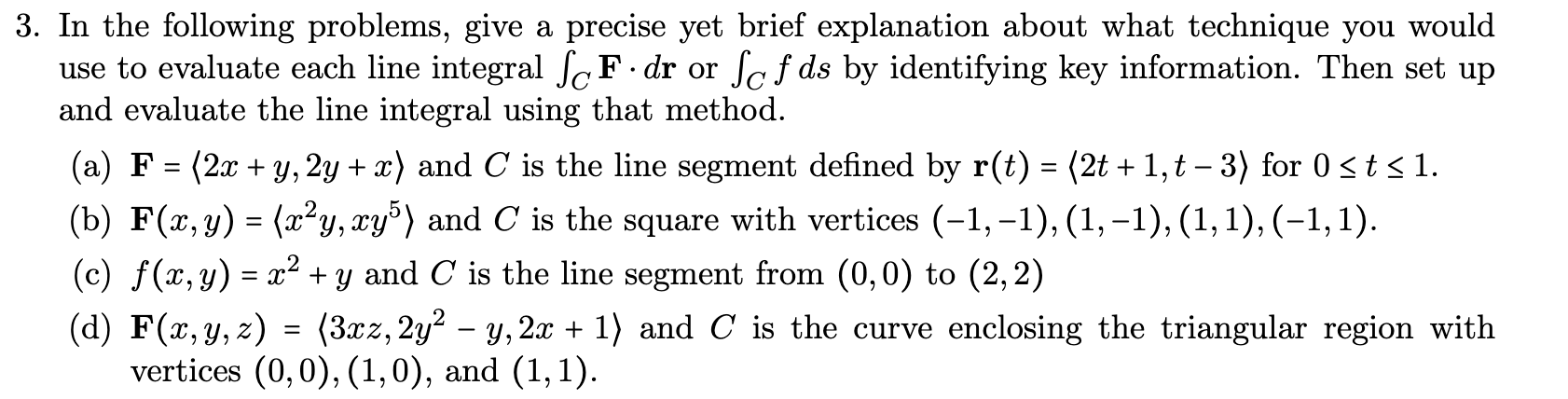 In the following problems, give a precise yet brief | Chegg.com