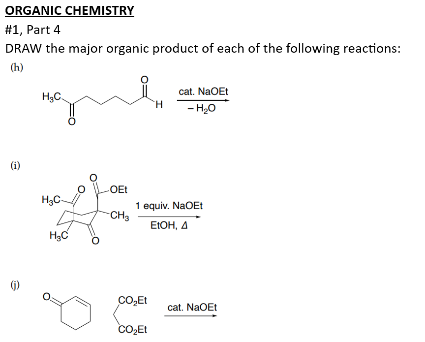 Solved ORGANIC CHEMISTRY QUESTIONORGANIC CHEMISTRY#1, ﻿Part | Chegg.com