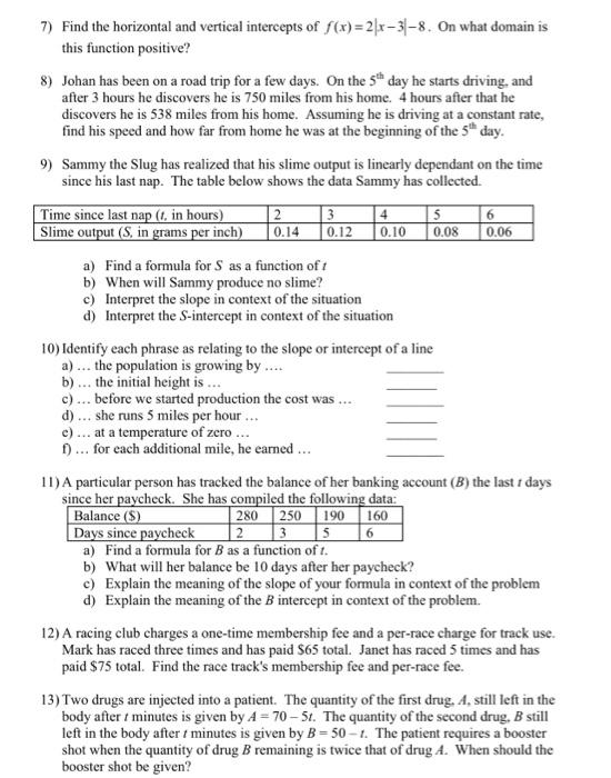 1) Determine whether each of the following tables | Chegg.com