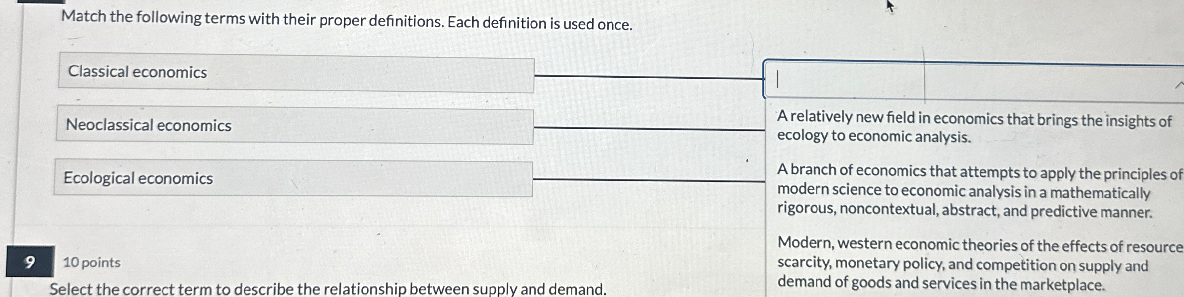 Solved Match the following terms with their proper | Chegg.com