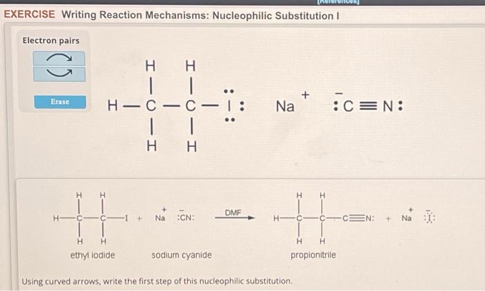 Solved EXERCISE Writing Reaction Mechanisms: Nucleophilic | Chegg.com