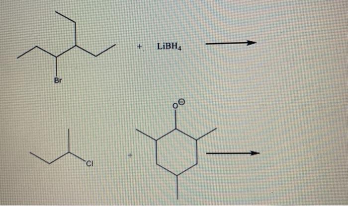 Solved show the major and minor products and complete the E2 | Chegg.com