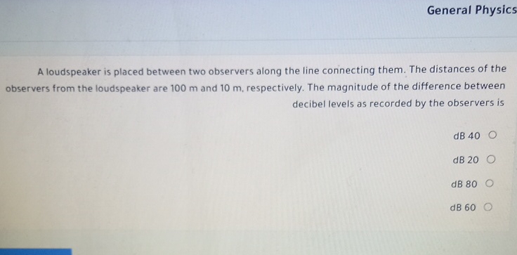 Solved A loudspeaker is placed between two observers along | Chegg.com