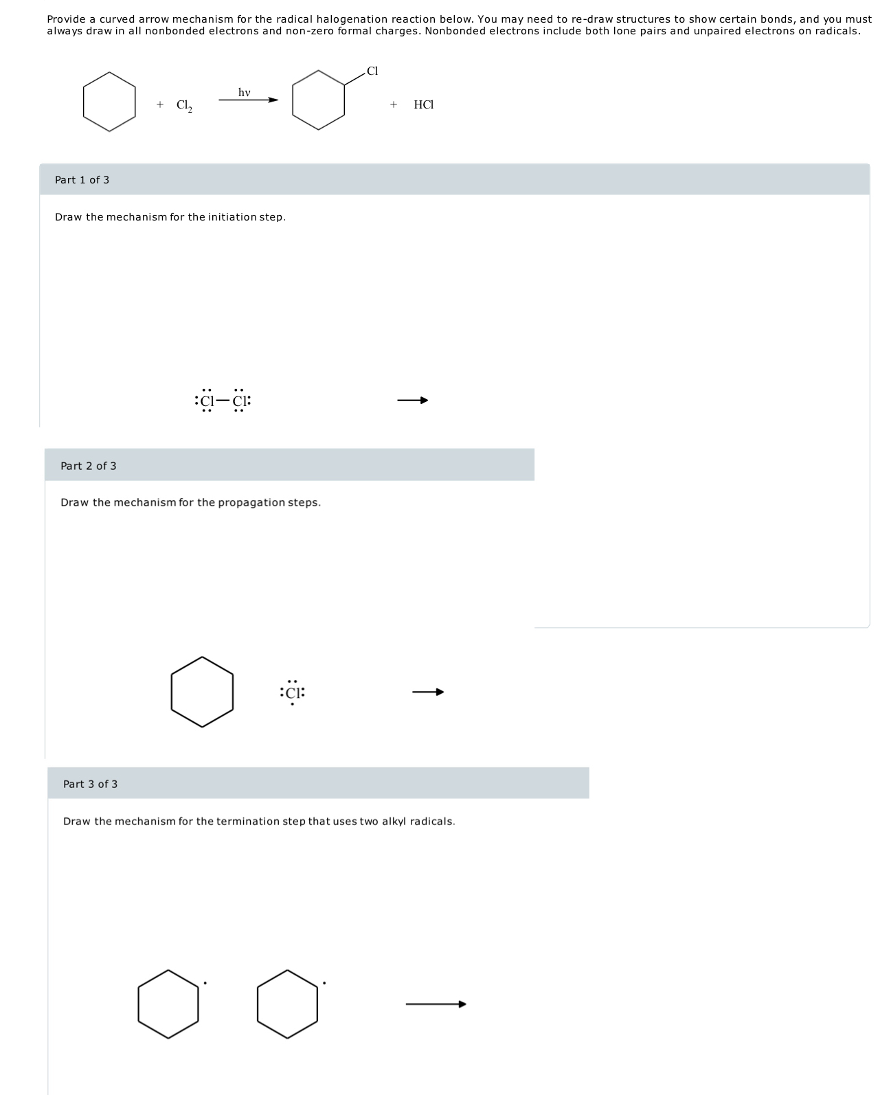 Solved Provide a curved arrow mechanism for the radical | Chegg.com
