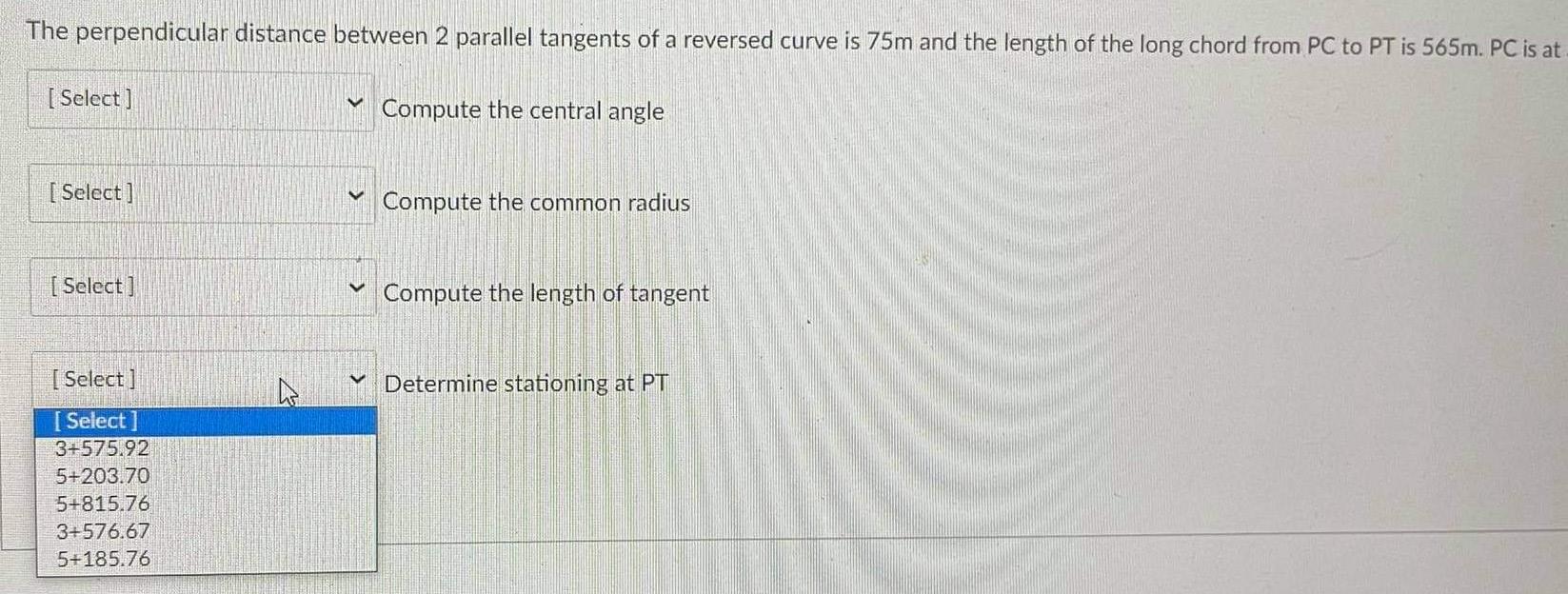 Solved The perpendicular distance between 2 parallel | Chegg.com