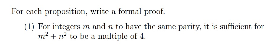 Solved For each proposition, write a formal proof.(1) ﻿For | Chegg.com