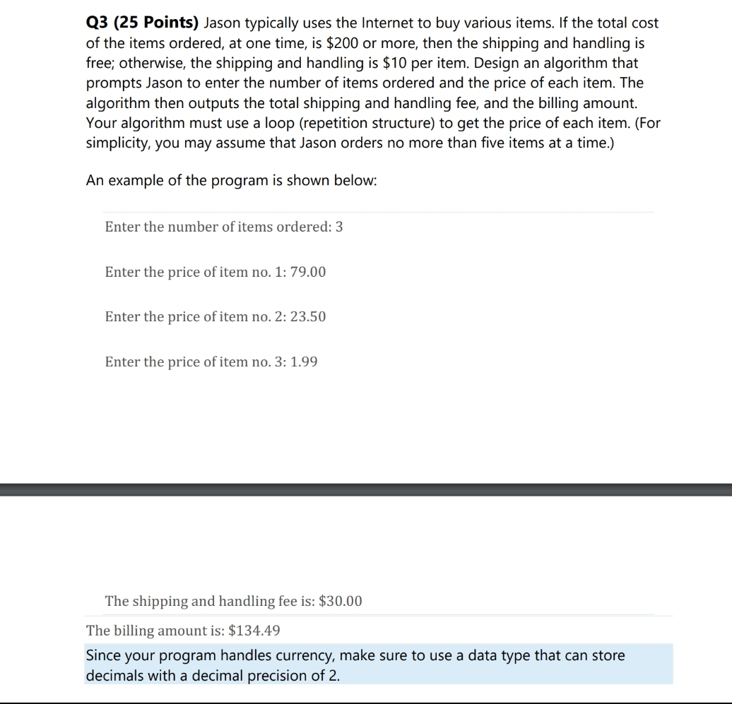 Solved C++ ﻿code!!!Q3 (25 ﻿Points) ﻿Jason typically uses the | Chegg.com